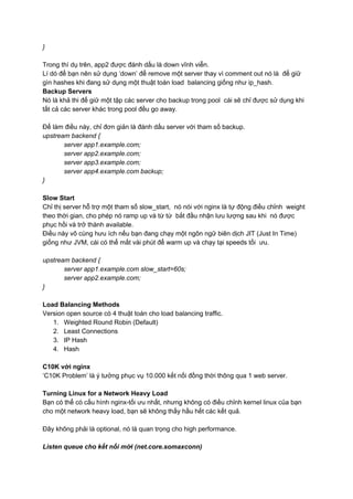 Nginx load balancing | PDF