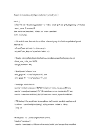 Nginx owncloud | PDF