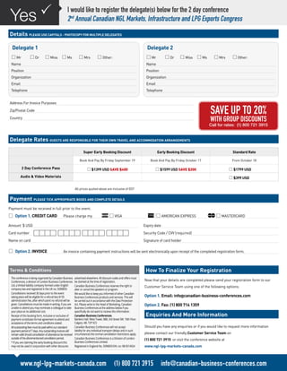 Canadian NGL Markets, Infrastructure and LPG Exports Congress | PDF
