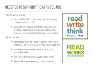 HANDOUT - Learning to Love Your Students Smartphones: How Mobile Apps ...