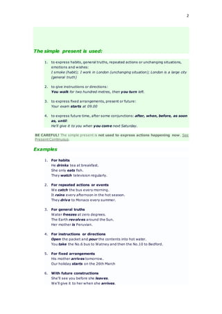 English grammar tenses | DOCX