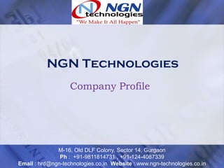 Ngn Technologies Company Profile | PPT