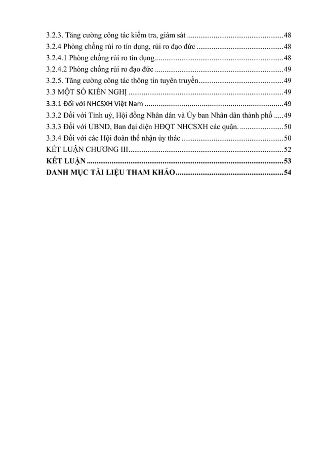 Bài mẫu khóa luận tốt nghiệp tại ngân hàng Chính sách xã hội | DOC