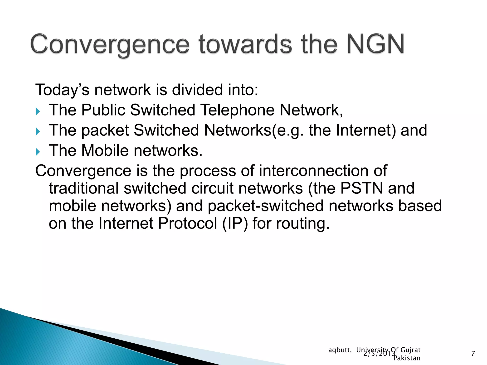 NGN Next Generation Networks | PDF
