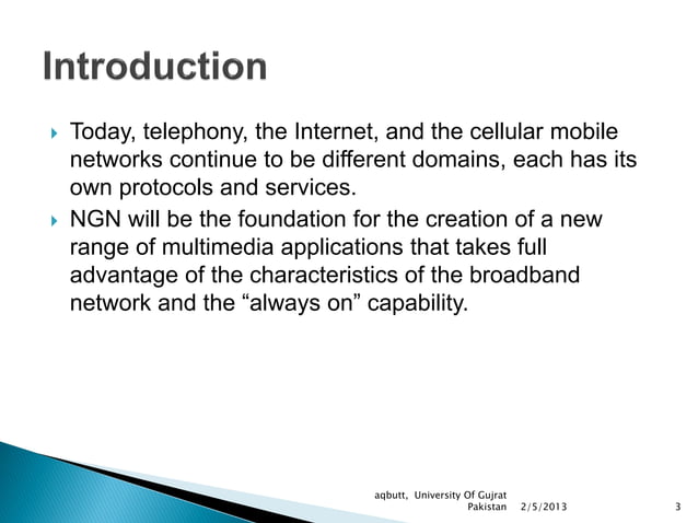 NGN Next Generation Networks | PDF | Computer Networking | Computing