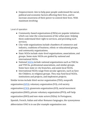 Ngo | PDF | Non-Profit Organizations | Industries