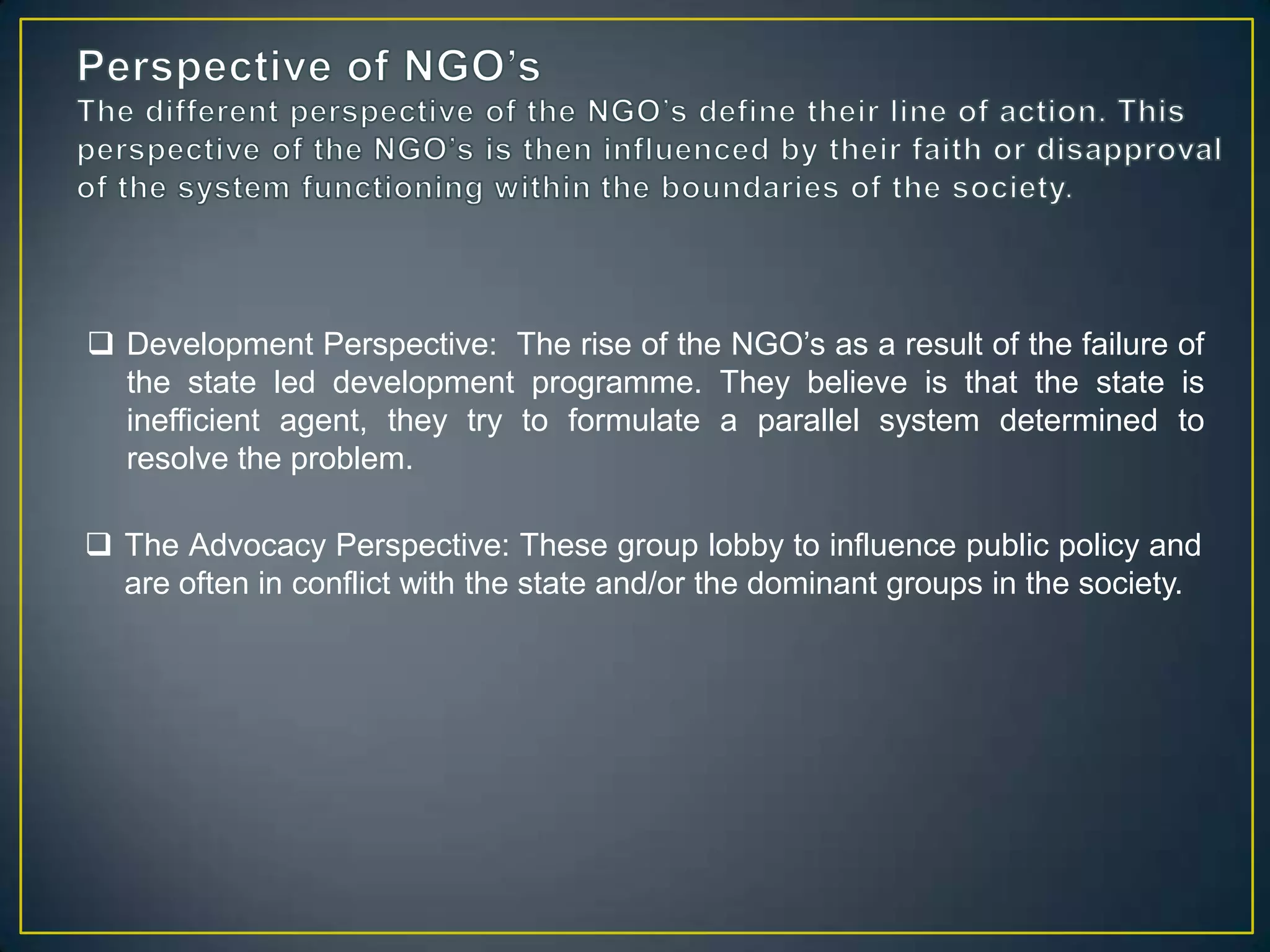 Role of NGO in Environment Conservation | PPTX