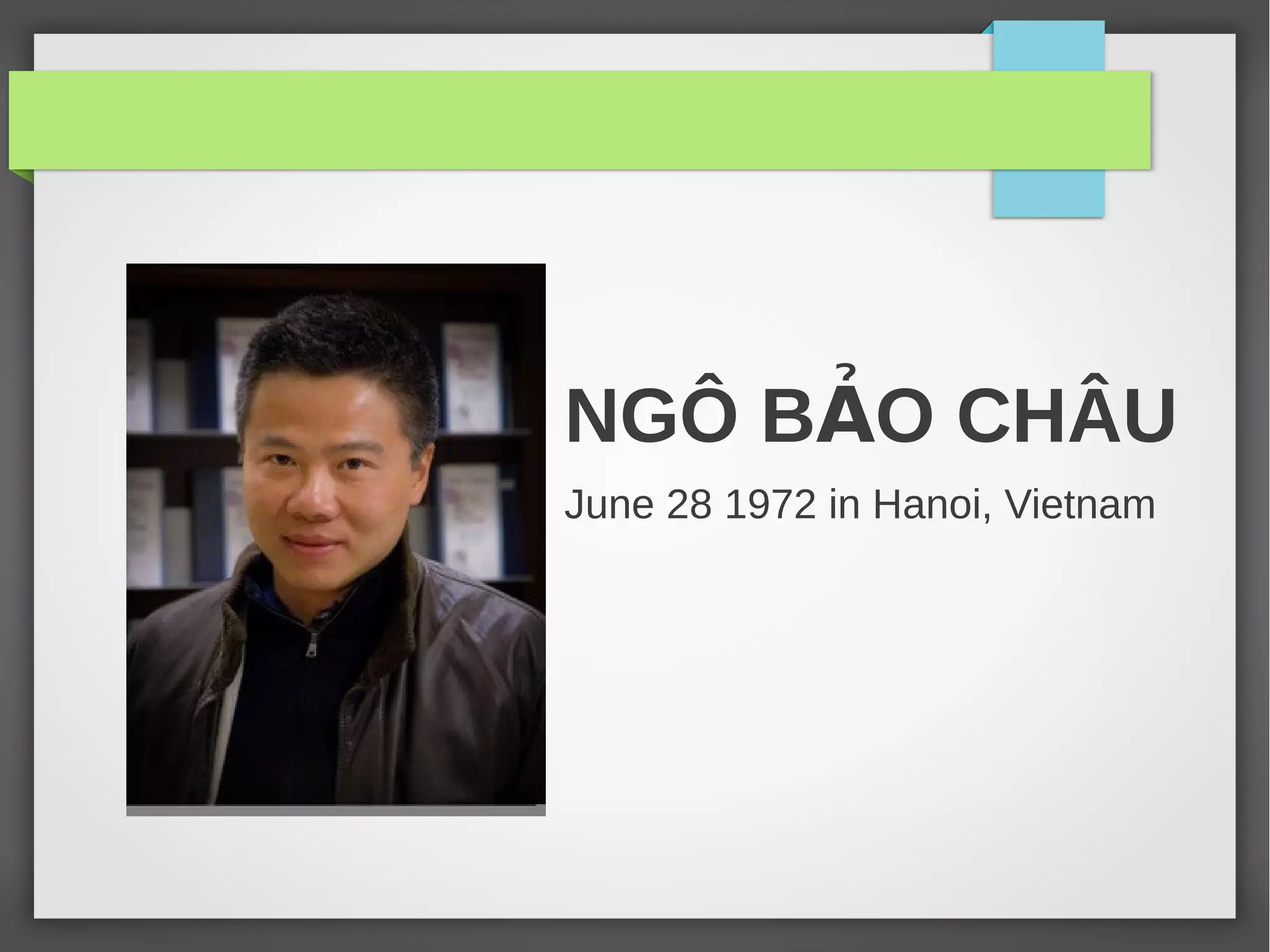 Ngo Bao Chau - introduction | PDF