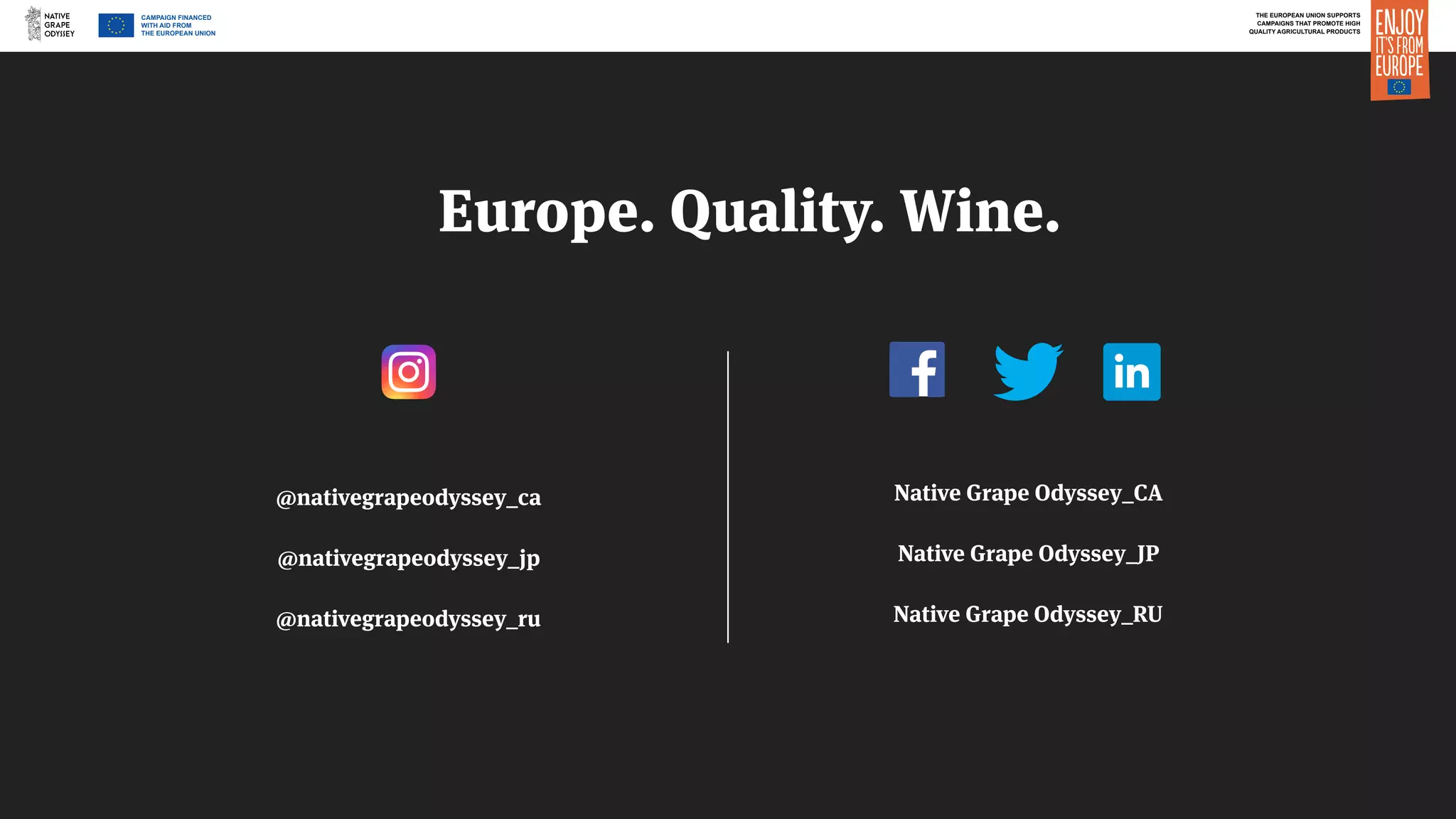 INTRODUCTION | NATIVE GRAPE ODYSSEY MAESTRO COURSE - TORONTO | PPT