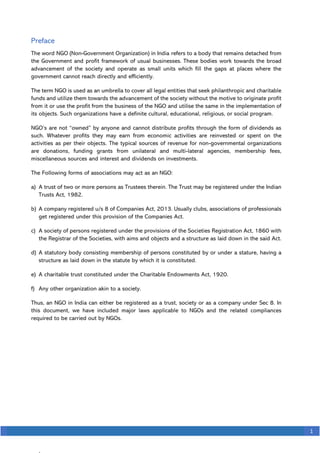 Ngo compliance handbook 2021 edition | PDF