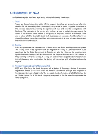 Ngo compliance handbook 2021 edition | PDF