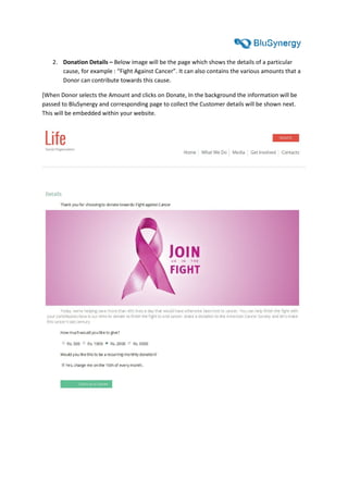 NGO Donation collection Process Flow | PDF