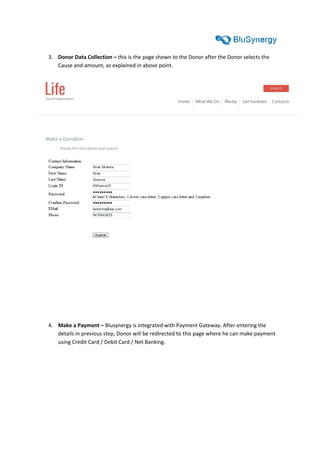 NGO Donation collection Process Flow | PDF