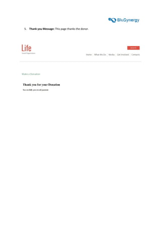 NGO Donation collection Process Flow | PDF