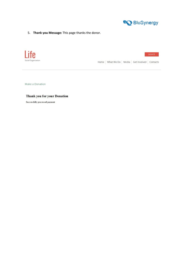 NGO Donation collection Process Flow | PDF