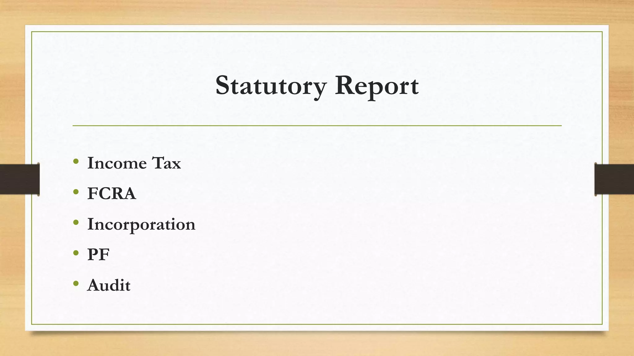 NGO financial management reporting | PPTX