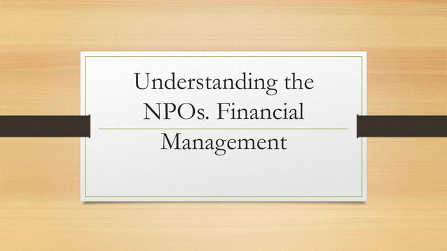 NGO financial management reporting | PPTX | Business Accounting ...