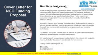 NGO Funding Proposal PowerPoint Presentation Slides | PDF
