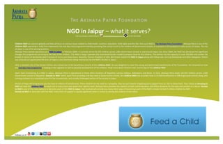 Ngo in jaipur–what it serves | PDF