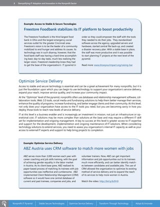 Non Profit IT pyramid | PDF