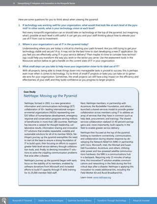 Non Profit IT pyramid | PDF