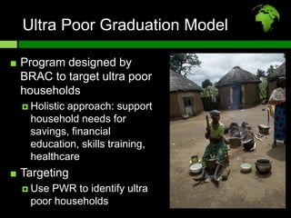 Nathanael Goldberg Deeper Look - Programs that work with ultra-poor ...