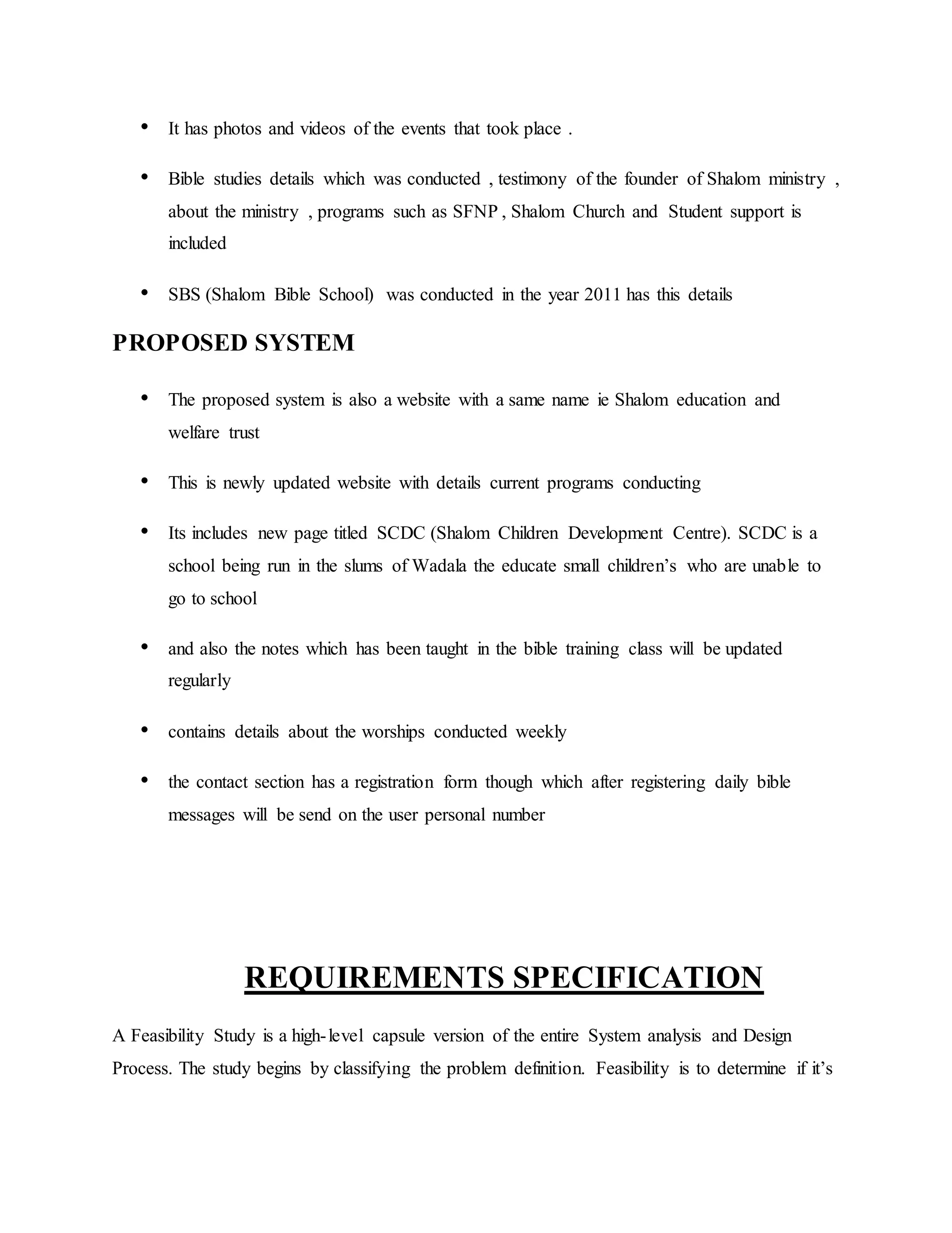 Ngo management system. | DOCX