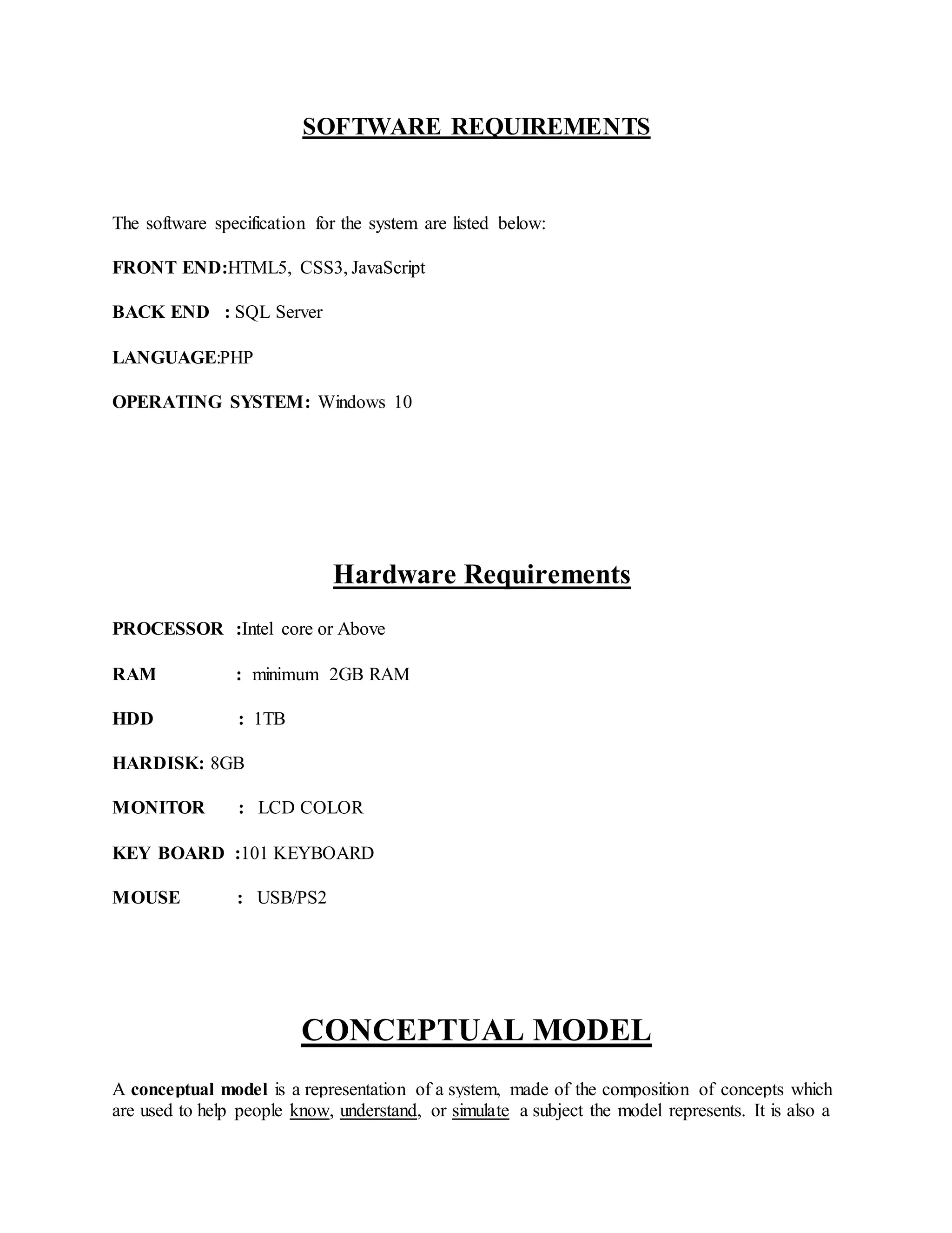 Ngo management system. | DOCX