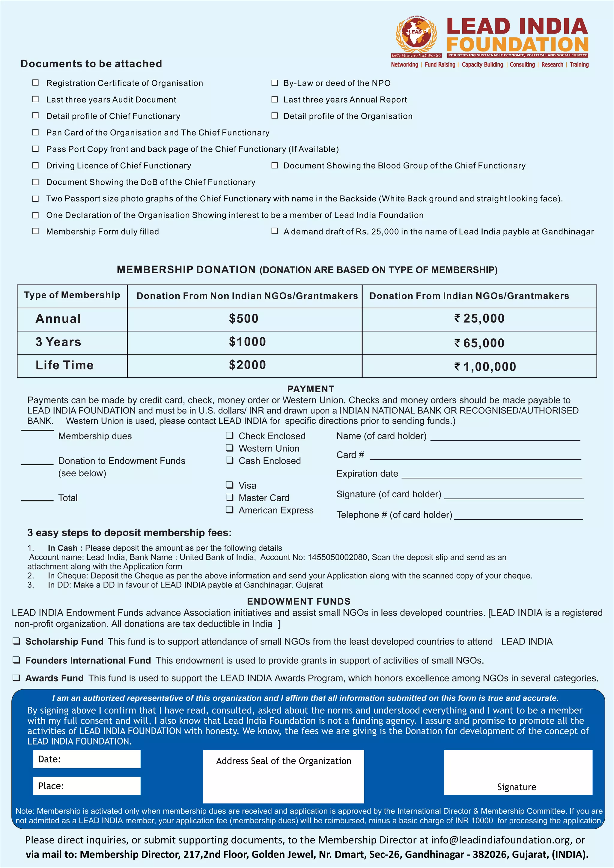 Ngo membership add updated | PDF