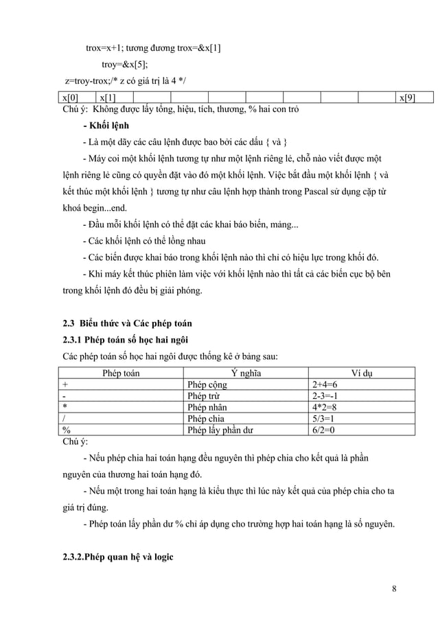 Ngon ngu c theo chuan ansi | PDF