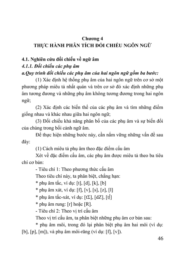Ngôn ngữ học đối chiếu - Dành cho SV ngoại ngữ - Dẫn luận ngôn ngữ ZALO 093 189 2701 | PDF