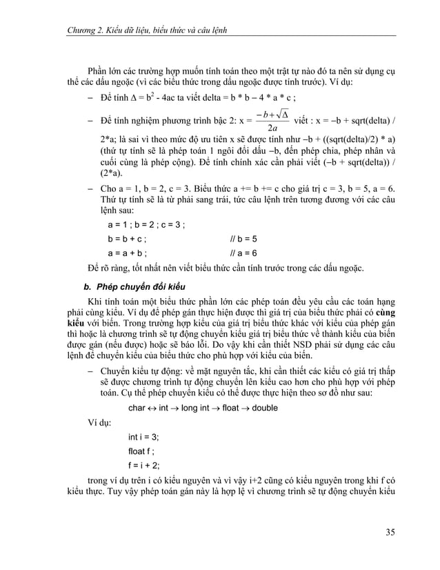 Ngon ngu lap trinh c&c++ | PDF