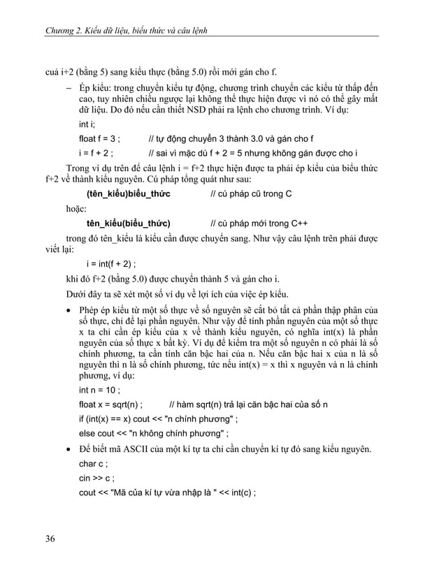 Ngon ngu lap trinh c&c++ | PDF
