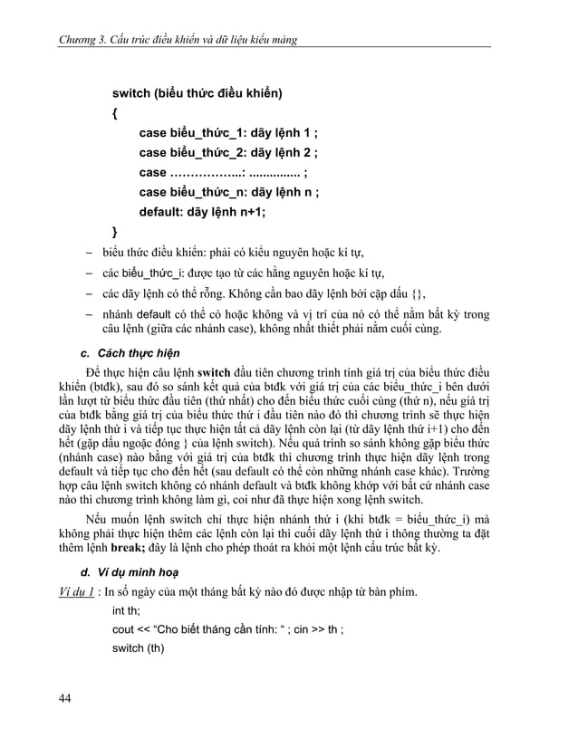 Ngon ngu lap trinh c&c++ | PDF