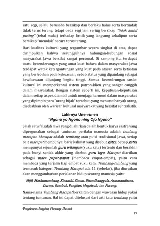 Ngono ya ngono ning ojo ngono | PDF