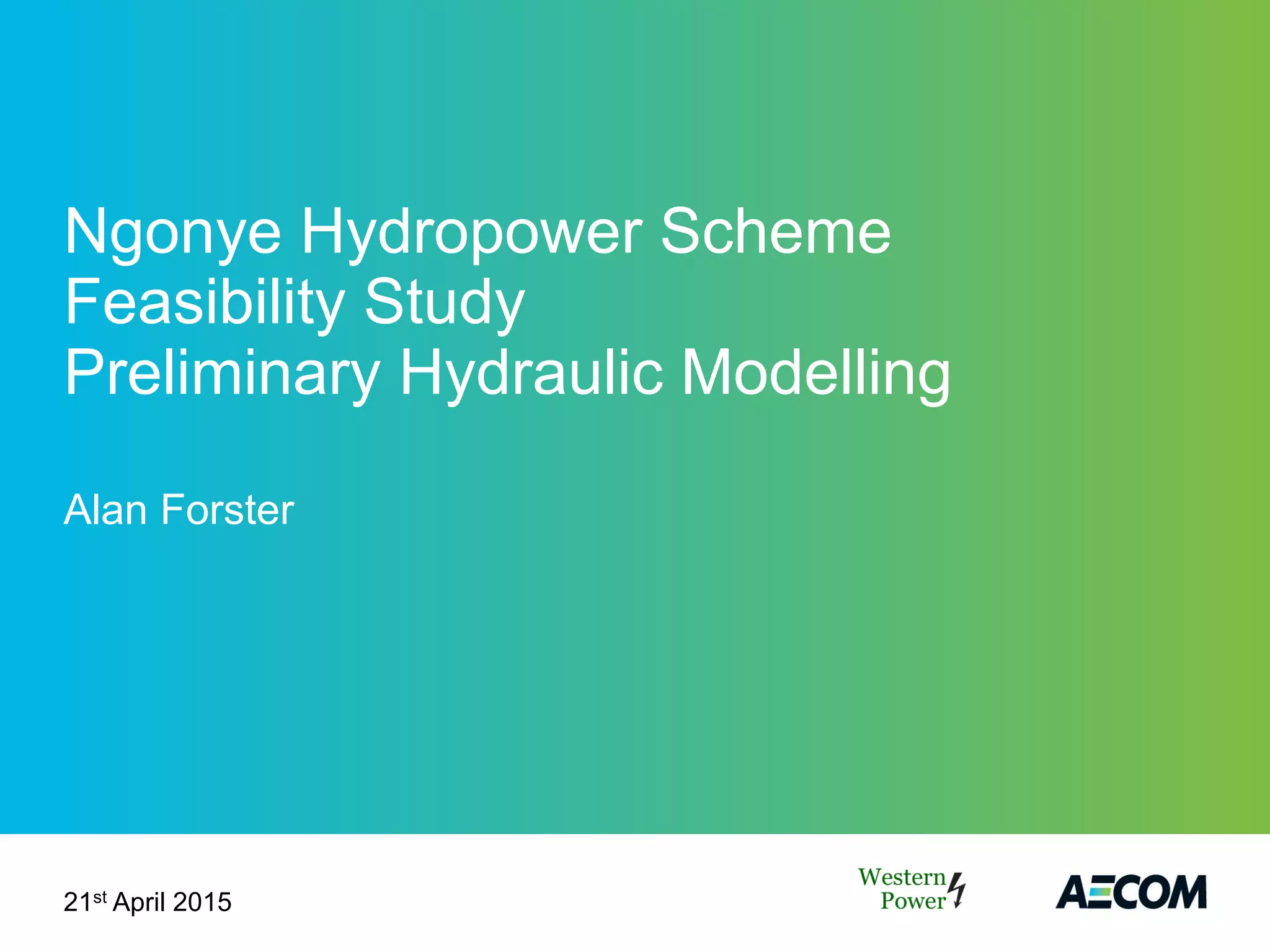 Hydropower on the Zambezi - Alan Forster (AECOM) | PDF