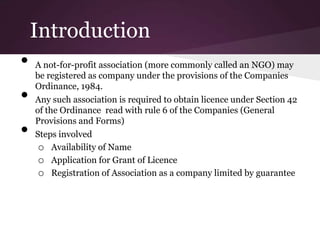 Ngo or npo regestration | PPT