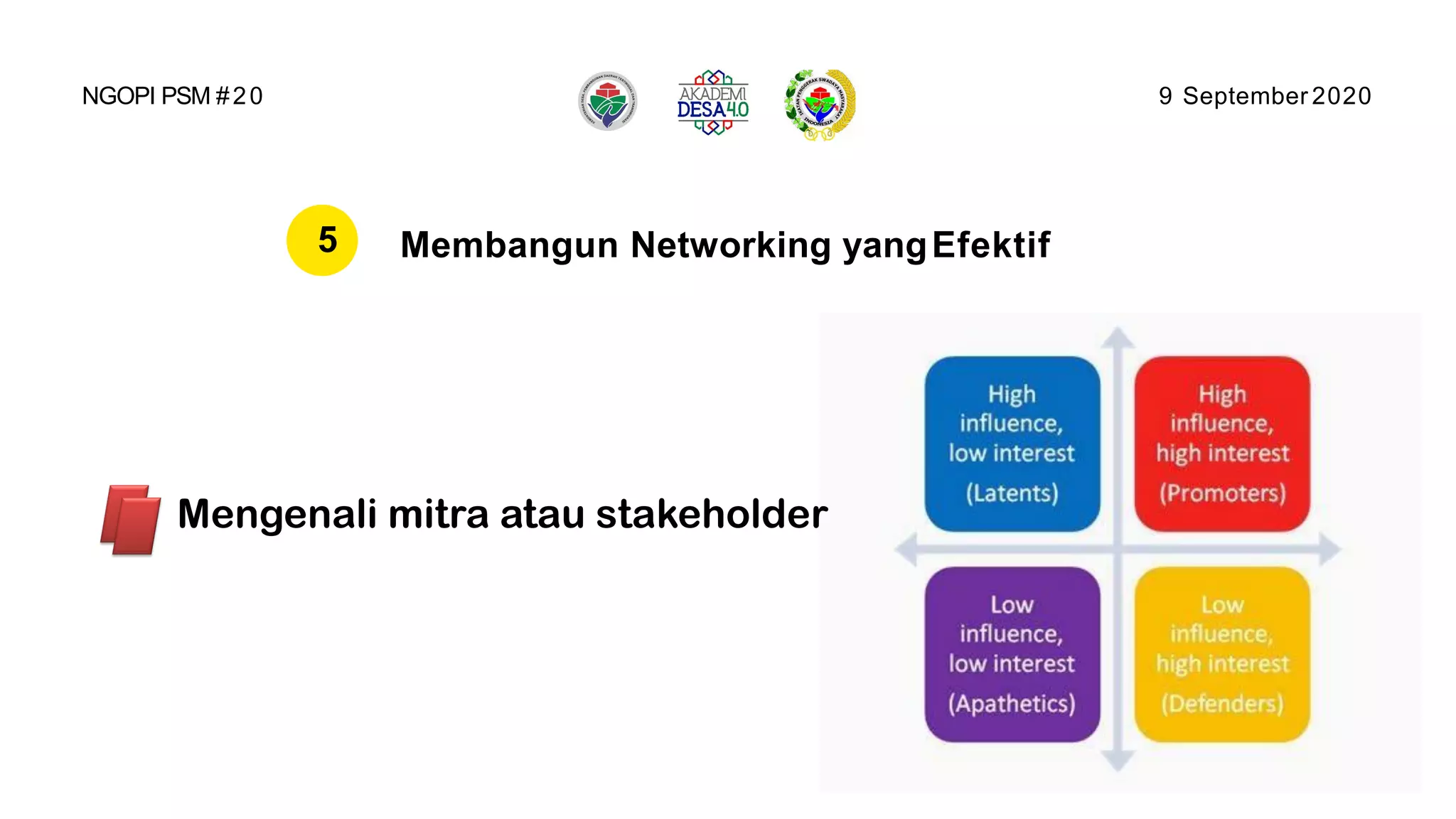 Ngopi bersama PSM Eps. 20 "Membangun Networking bagi Penggerak Desa" | PPT