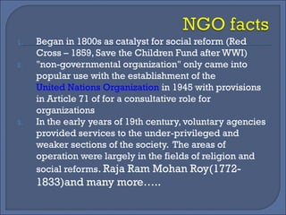 non government organisation | PPT