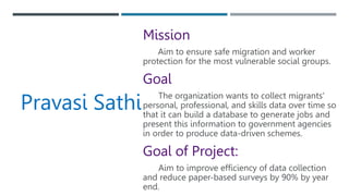 NGO Pravasi Sathi_Paper Based Survey to Digital.pptx