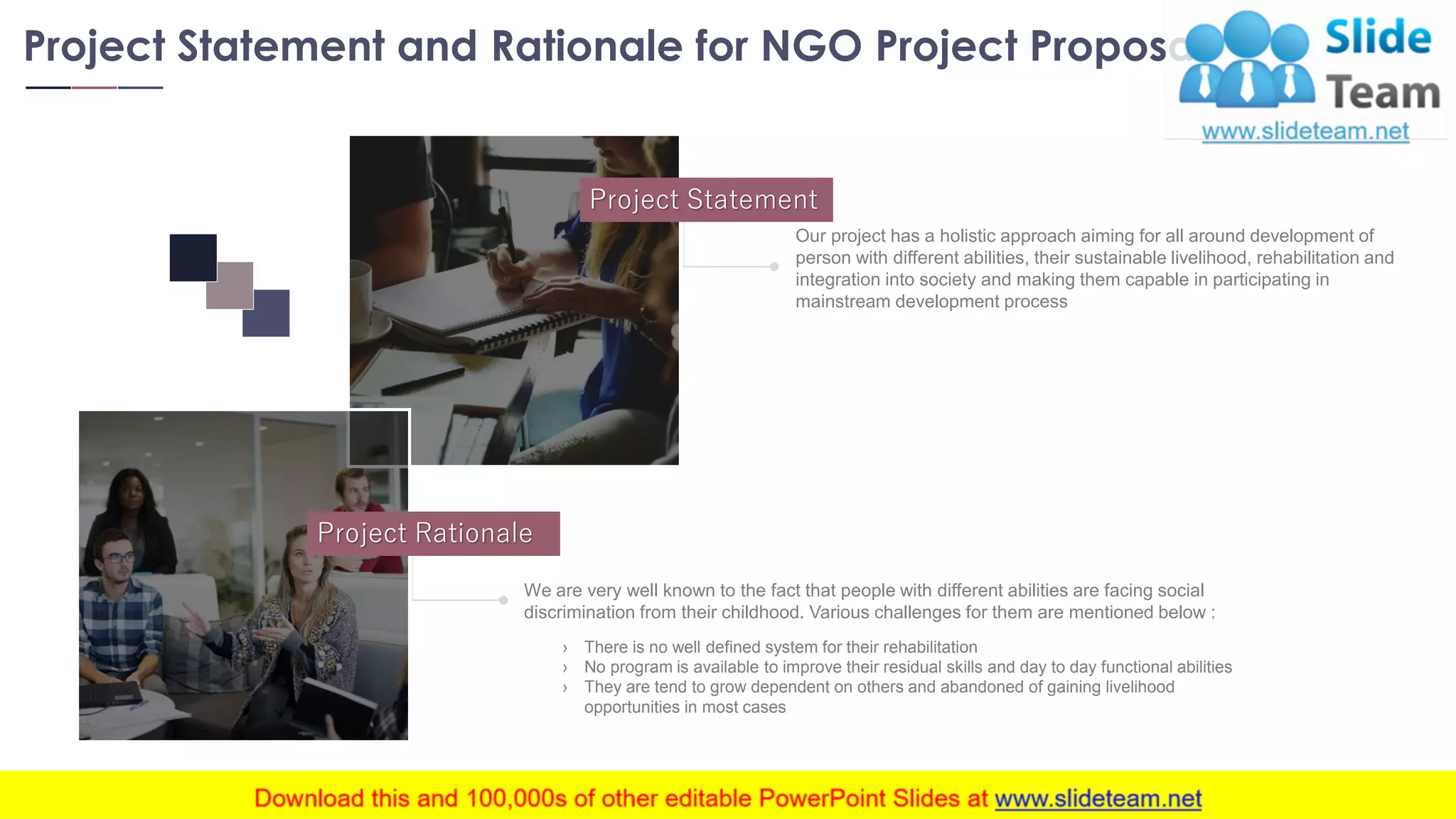 NGO Project Proposal PowerPoint Presentation Slides | PDF
