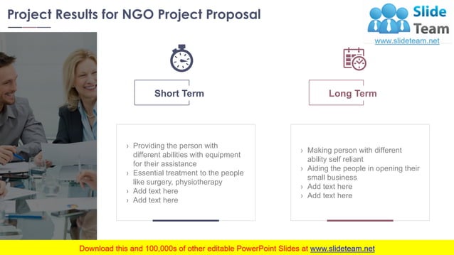 NGO Project Proposal PowerPoint Presentation Slides | PDF