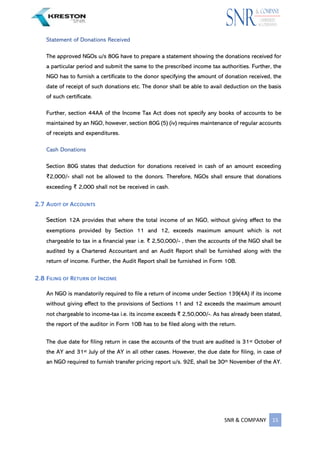 Ngos legal compliance handbook | PDF