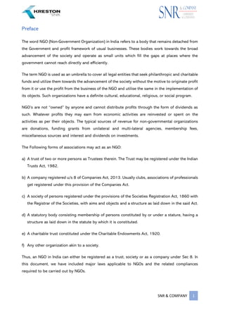 Ngos legal compliance handbook | PDF