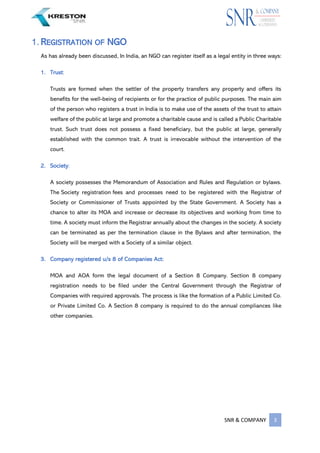 Ngos legal compliance handbook | PDF