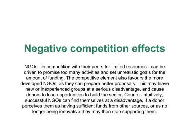 Understanding financing challenges in NGOs | PPT