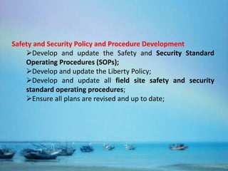 NGOs Field Security Management Approach & Systems | PPTX