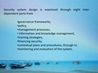 NGOs Field Security Management Approach & Systems | PPTX