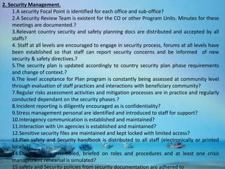 NGOs Field Security Management Approach & Systems | PPTX