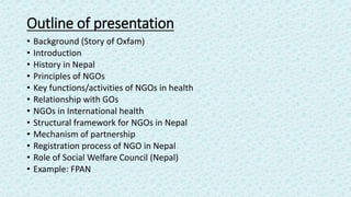 Non-Governmental Organization | PPTX